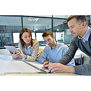 Bluetooth Headset 5.0,CANDEO High-Fidelity Audio Wireless Bluetooth Earpiece Hands Free Business Earphones with Noise Reduction mic,Compatible iPhone,Android Cell Phones Other Bluetooth-enabled Device