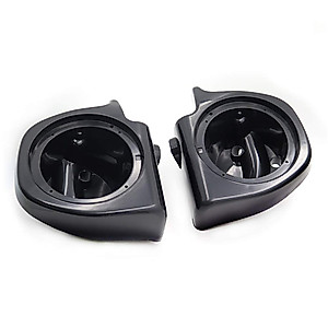 HTTMT HL1584-052F-R/L- Speaker Pod Box 6.5 Inches Compatible with 1993-2013 Harley Touring Lower Vented Fairings