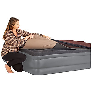 Lightspeed Outdoors Foam Topper for Air Mattresses, Maroon