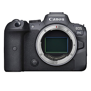 Al's Variety-Canon Intl Canon EOS R6 Mirrorless Digital Camera with RF 50mm f/1.8 STM Lens Bundle + 75-300mm F/4-5.6 III Lens + 128GB Memory + Case + Filters + Tripod (26pc Bundle) (Renewed)