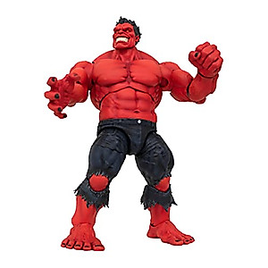 Diamond Select Toys Marvel Select Red Hulk 9-Inch Action Figure (Red)