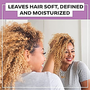 CurlMix Curly Hair Wash and Go Sampler - Lavender Fragrance - Clarifies, Moisturizes, and Strengthens Ethnic, Natural, and 4C Hair - Organic, Handmade Shampoo, Conditioner, Moisturizer, Softening Gel - Paraben Free - Sulfate Free - 4oz - (Set of 4)