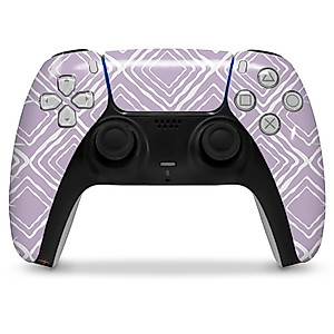 WraptorSkinz Skin Wrap compatible with Sony PS5 DualSense Controller Wavey Lavender (CONTROLLER NOT INCLUDED)