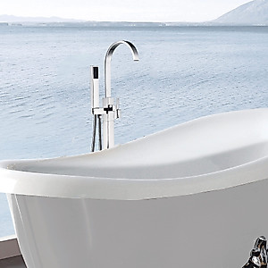 Freestanding Bathtub Faucet with Hand Shower