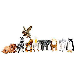 Randimals Leopard Plush Stuffed Toy Eagle Wings 15”, Soft & Huggable, Premium Quality Hybrid Animal Friend Encourages Adventure & Imagination