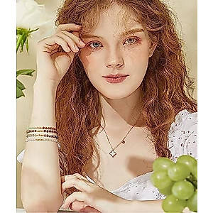 MOZAKA 26Pcs Boho Beaded Bracelets for Women Colorful Stackable Sparkly Crystal Beads Bracelets Stretch Strand Statement Bracelets