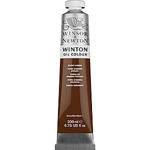 Winsor & Newton Winton Oil Color, 200ml (6.75-oz) Tube, Burnt Umber