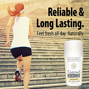 BALI SECRETS All Natural Deodorant for Women & Men. Organic & Vegan. Pure Ingredients. All Day Protection. 2.5 fl oz (Vanilla Spice)