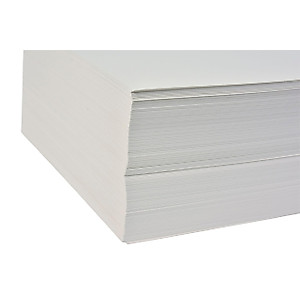 Sax Sulphite Drawing Paper, 50 lb, 9 x 12 Inches, Extra-White, Pack of 500 - 053925