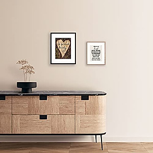 St Joan of Arc 11x14 Gallery Style Print by Soul Sunshine | Unframed 'Go Forward'' Bible Verses Wall Decor Poster Prints | Rustic Wall Decor, Tree Love Heart, Home Wall Decor | Home Decoration