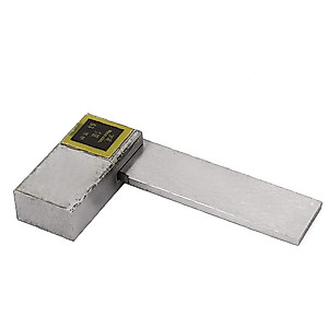 New Lon0167 63mm x Featured 40mm Metal L reliable efficacy Shaped 90 Degree Angle Try Square Ruler Measuring Tool(id:dd1 2e 67 9c7)