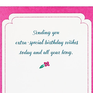 Hallmark Paper Wonder Pop Up Birthday Card (Floral Birthday Cake)