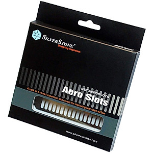 SilverStone Technology Aeroslots Maximum Vented PCIe Slot Cover 4-Pack