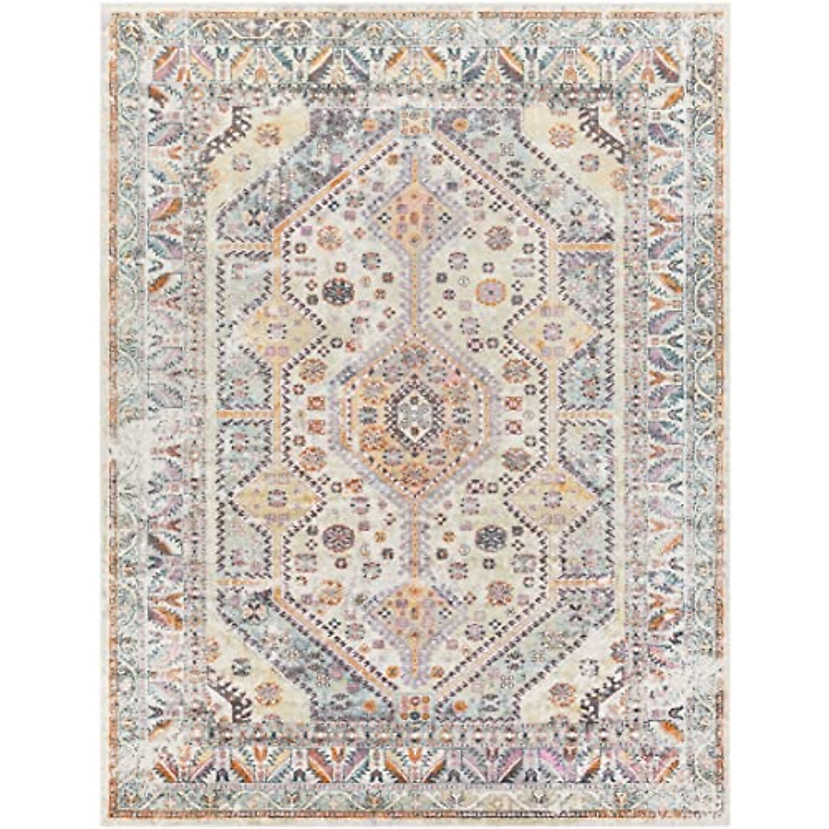 Artistic Weavers Brogan Vintage Rustic Area Rug,7'10" x 10'3",Ivory