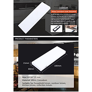 Blade Sharpening Stones, Fine Whetstone, 10000 Kitchen Blade Grit Sharpener Sharpening Water Stone Dual Whetstone Kitchen Water Stone for Kitchen Chef Use