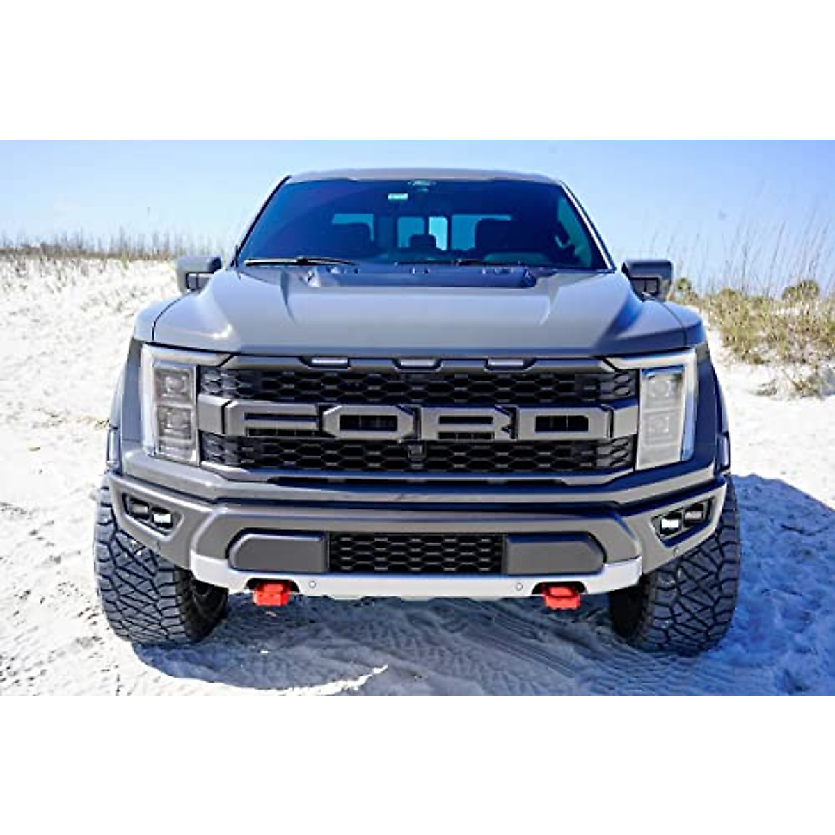 Enhanced Tow Hook - Alum (Royal Hooks) RED fits Ford F-150 - Raptor 09+