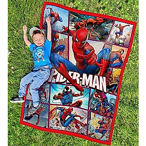 Blanket Flannel Manga Soft Cozy Throw Blanket for Couch Bed Sofa 52"x 62"