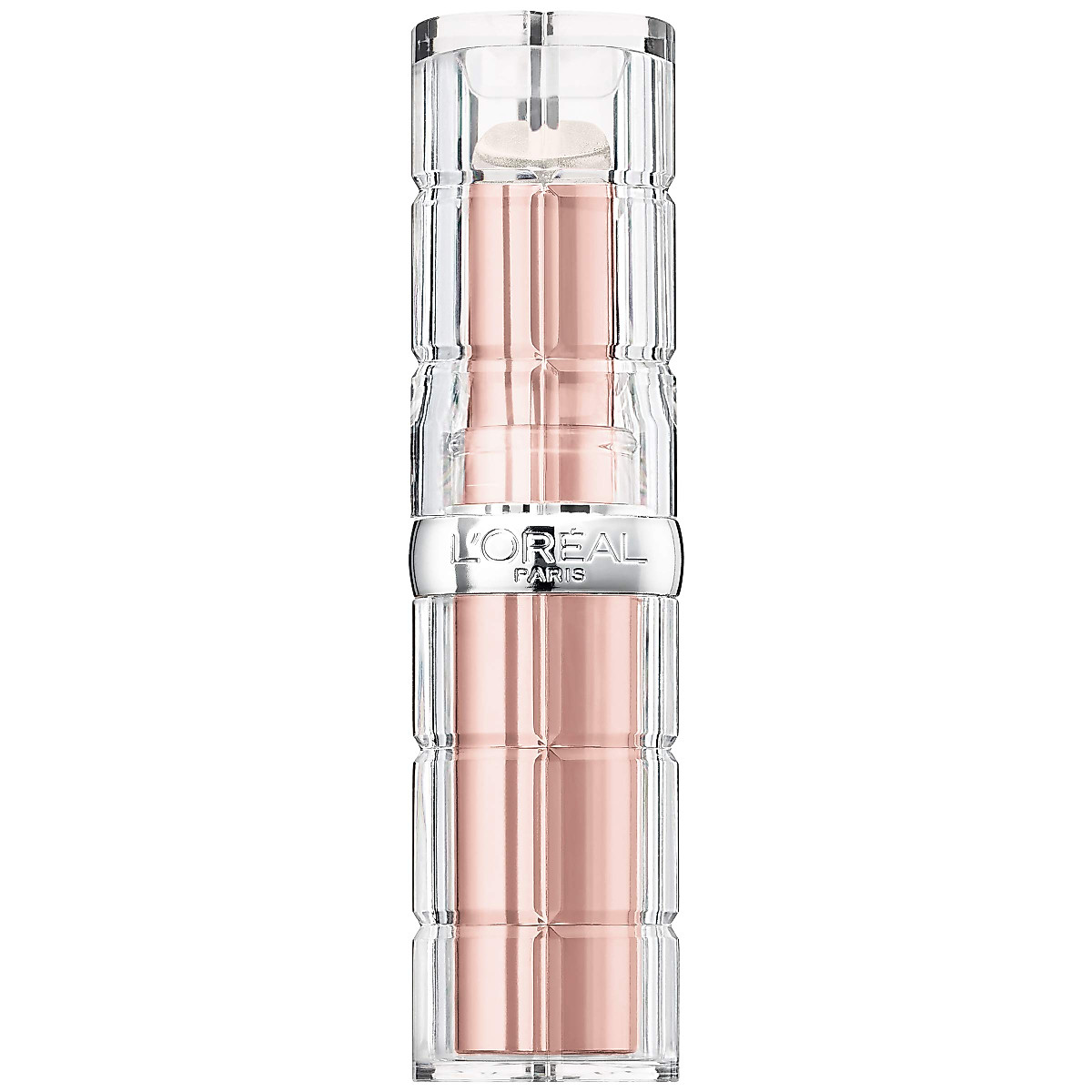 L'Oreal Paris Makeup Colour Riche Plump and Shine Lipstick, for Glossy, Radiant, Visibly Fuller Lips with an All-Day Moisturized Feel, Lychee Plump, 0.1 oz.