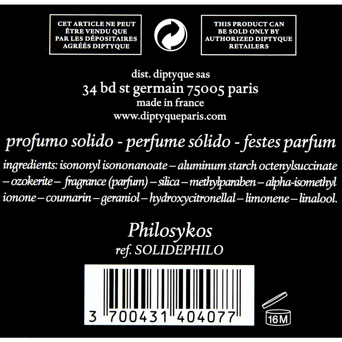 Diptyque Philosykos Solid Perfume-0.14 oz