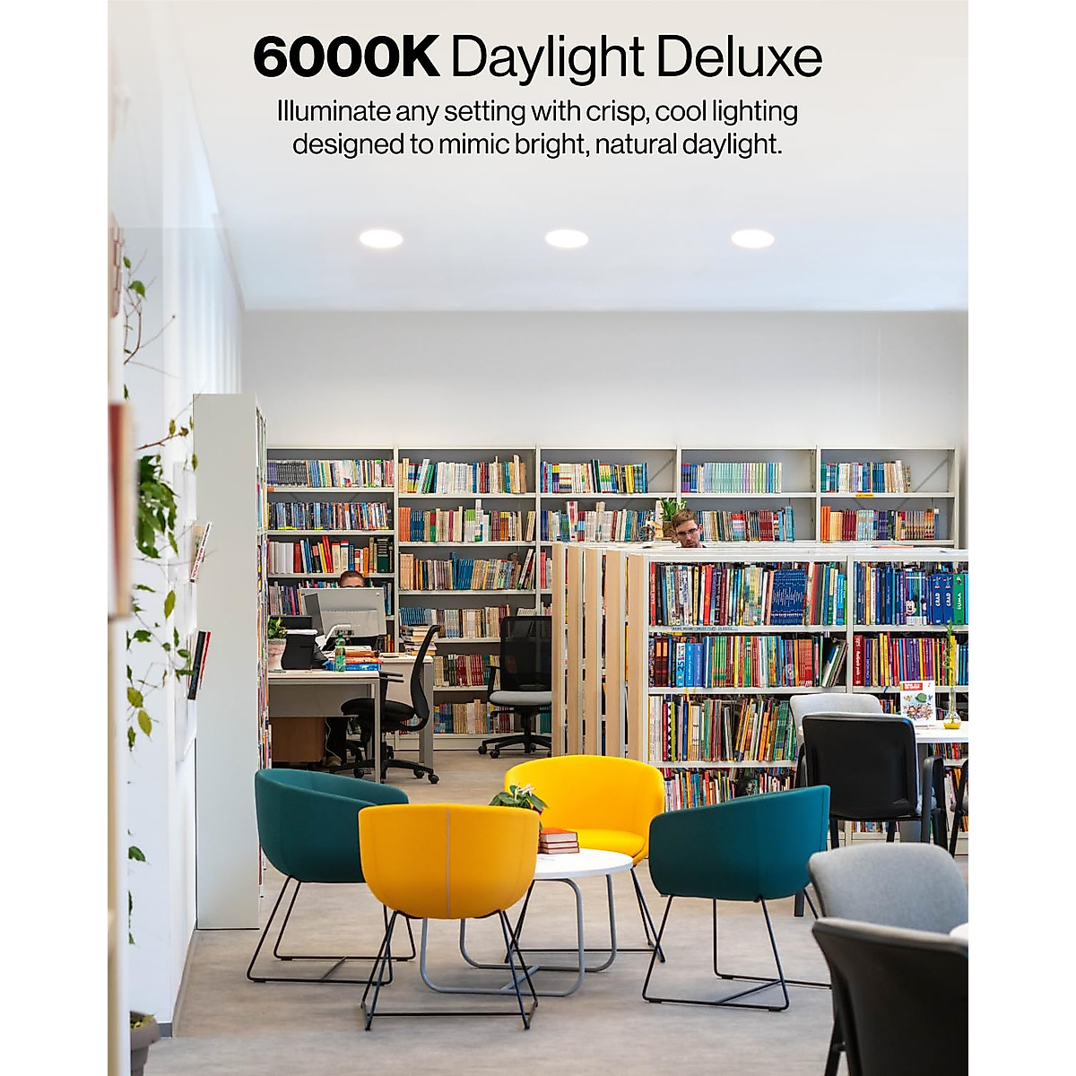 Sunco Lighting 16 Pack Retrofit LED Recessed Lighting 6 Inch, 6000K Daylight Deluxe, Dimmable Can Lights, Smooth Trim, 13W=75W, 965 LM, Damp Rated - UL Listed