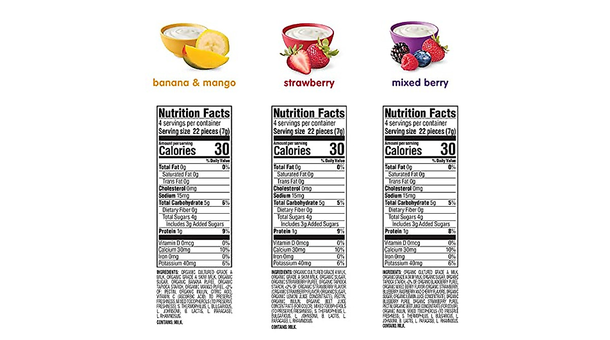 Happy Baby Organic Yogis Snacks – Healthy Freeze-Dried Yogurt & Fruit
