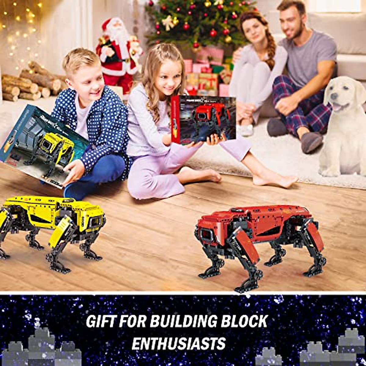 Addshiny RC & APP Control Power Robot Dog for Adults & Kids - Upgraded 2023 Version (886 PCS)