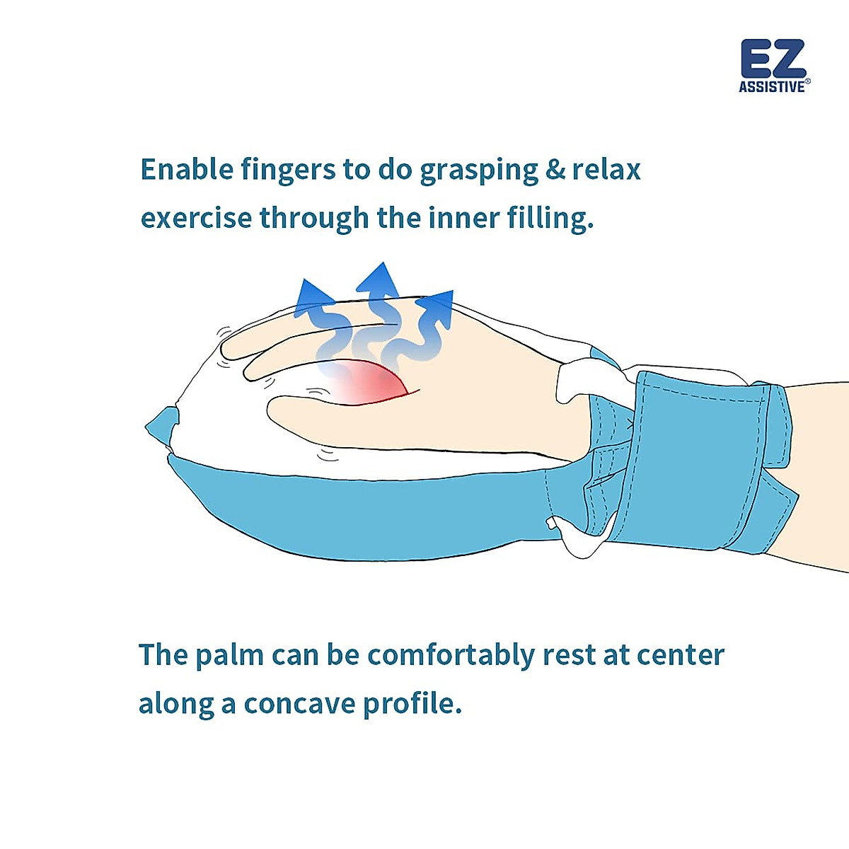EZ Assistive Dementia Restraint Gloves Zipper Opening for Patients or Elderly Fingers Protection Dementia Products for elderly Reusable and Washable One Pair(2pcs)