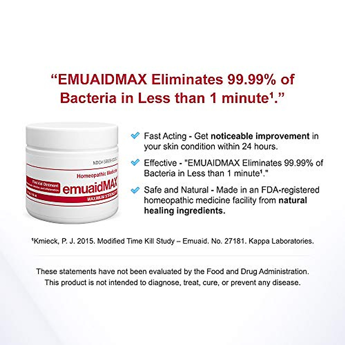 emuaid EMUAIDMAX Ointment 2oz - Eczema Cream. Maximum Strength Treatment. Use Max Strength for Athletes Foot, Psoriasis, Jock Itch, Anti Itch, Rash, Shingles and Skin Yeast Infection.