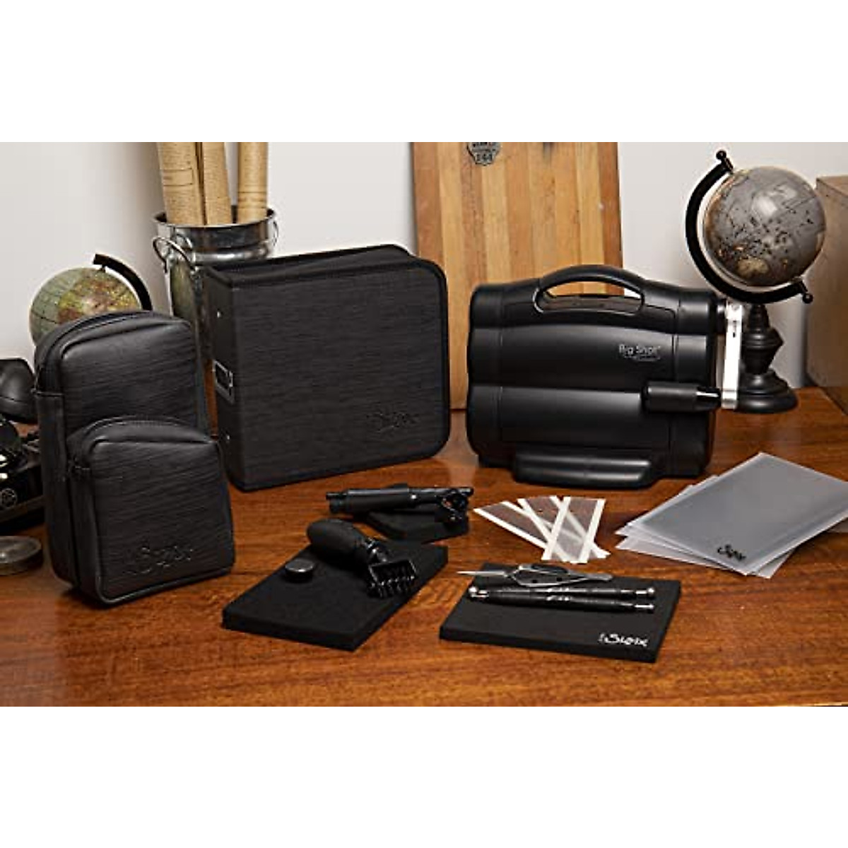 Sizzix Tim Holtz Die Brush & Magnetic Die Pick Tool Kit 665303 – Papercraft & Scrapbooking Intricate Die Paper Remover Set (Black)