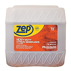 Zep Heavy-Duty Citrus Degreaser Cleaner Concentrate - 3.5 Gallon (1 Unit) ZUCIT3G - Restaurant Grade Degreaser and Cleaner Removes Oil, Grease, Adhesive, and Kitchen Soil on Stovetops, Appliances,