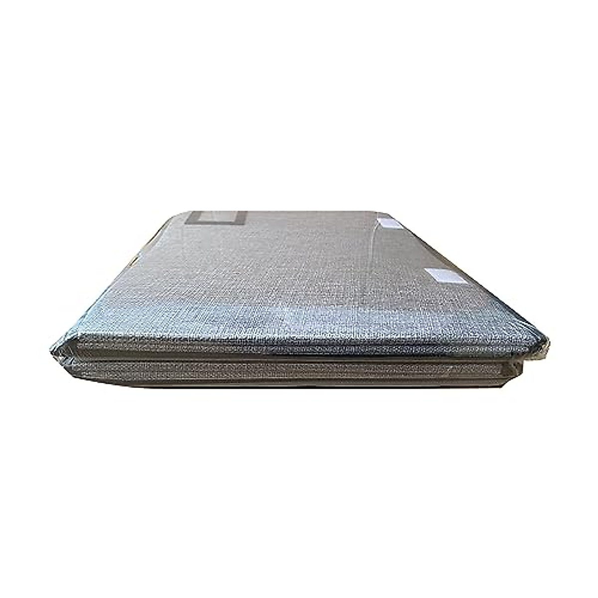 OUTBROS Box Chest Storage Organizer with Double Flip, 17.7 * 11.8 * 11.8 inch Collapsible Sturdy Boxes Organizer Bins with Big Handles, for Nursery, Playroom, Clothes, Blanket, Bedroom (2 Pack, Grey)