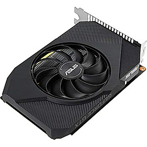 ASUS Phoenix NVIDIA GeForce GTX 1650 OC Edition Gaming Graphics Card (PCIe 3.0, 4GB GDDR6 Memory, HDMI, DisplayPort, DVI-D, 1x 6-pin Power Connector, Axial-tech Fan Design, Dual Ball Fan Bearings)