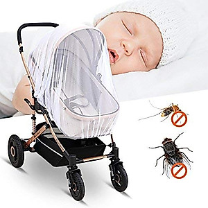 LEMESO Stroller Baby Net - Universal & Elastic & Breathable - for Infant Carriers Car Seats Cradles Cribs Bassinet Playpen Travel Outdoor