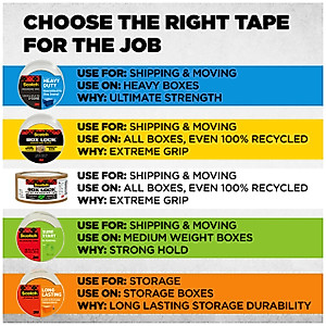Scotch Heavy Duty Packing Tape with Dispenser
