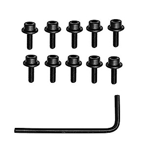 Yakamoz 10Pcs Router Bits Top Mounted Ball Bearings Guide for Router Bit Bearing Repairing Replacement Accessory Kit | Inner Dia. 3/16” & Overall Dia. 1/2”