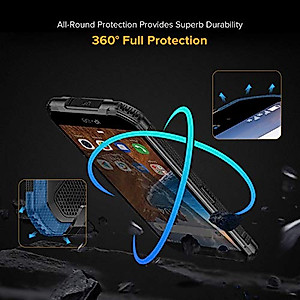 Ulefone Rugged Phones Unlocked, Armor X6 IP68/69K Dustproof Waterproof Smartphone, Global 3G Dual SIM, 5.0 inches, 8MP + 5MP, WiFi, Bluetooth, GPS, Compass, US Version (Black)