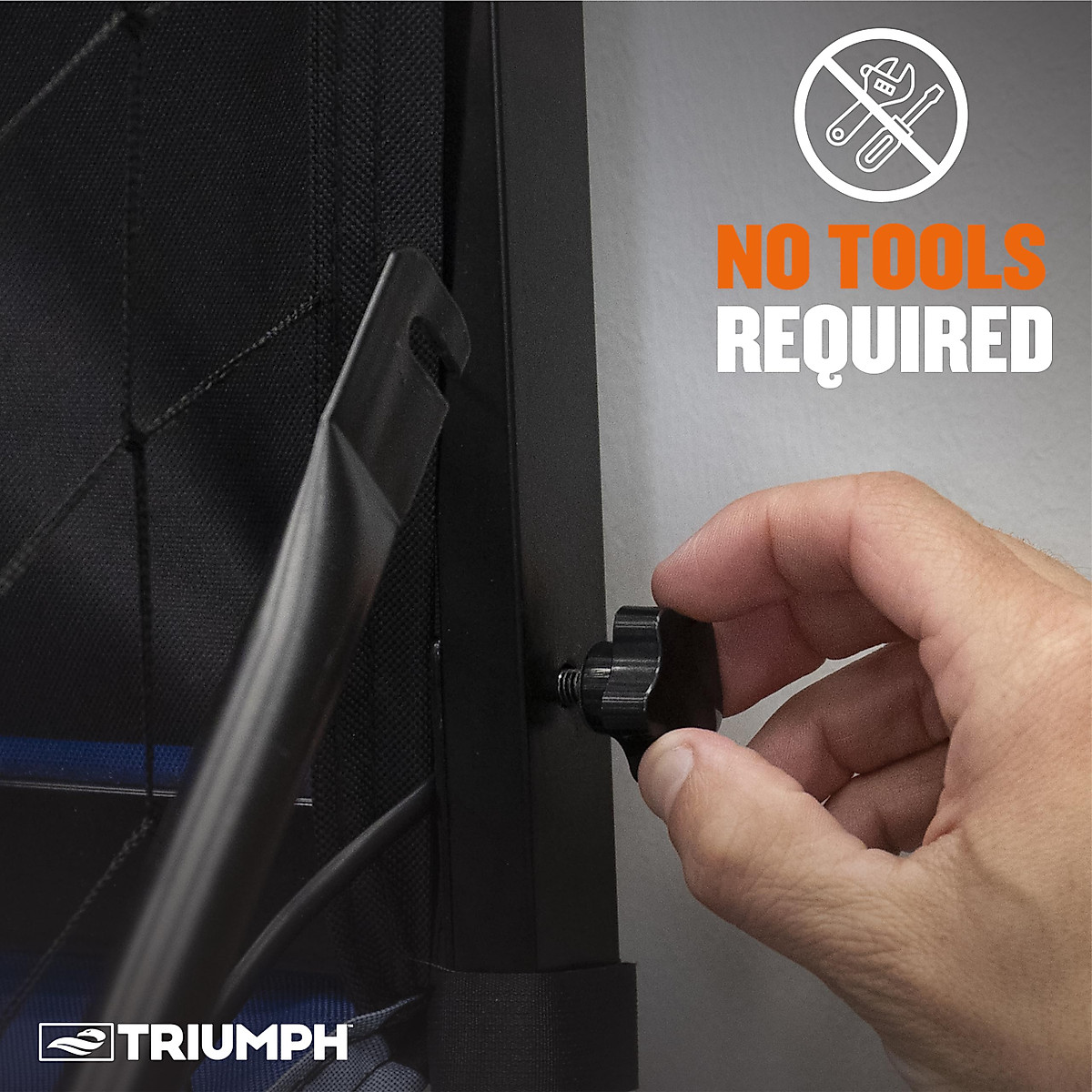 Triumph Sports Run n Gun Arcade Basketball Shootout Game Fully and Semi Assembled Out of The Box Fold Out and Play! Folds 100% Flat for Complete Storage Fully Portable, Play Inside or Outside