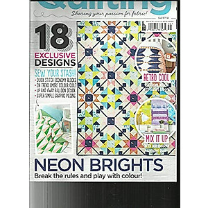 PATCHWORK & LOVE QUILTING, 2017 NO 56 FREE GIFTS OR INSERTS ARE NOT INCLUDED.