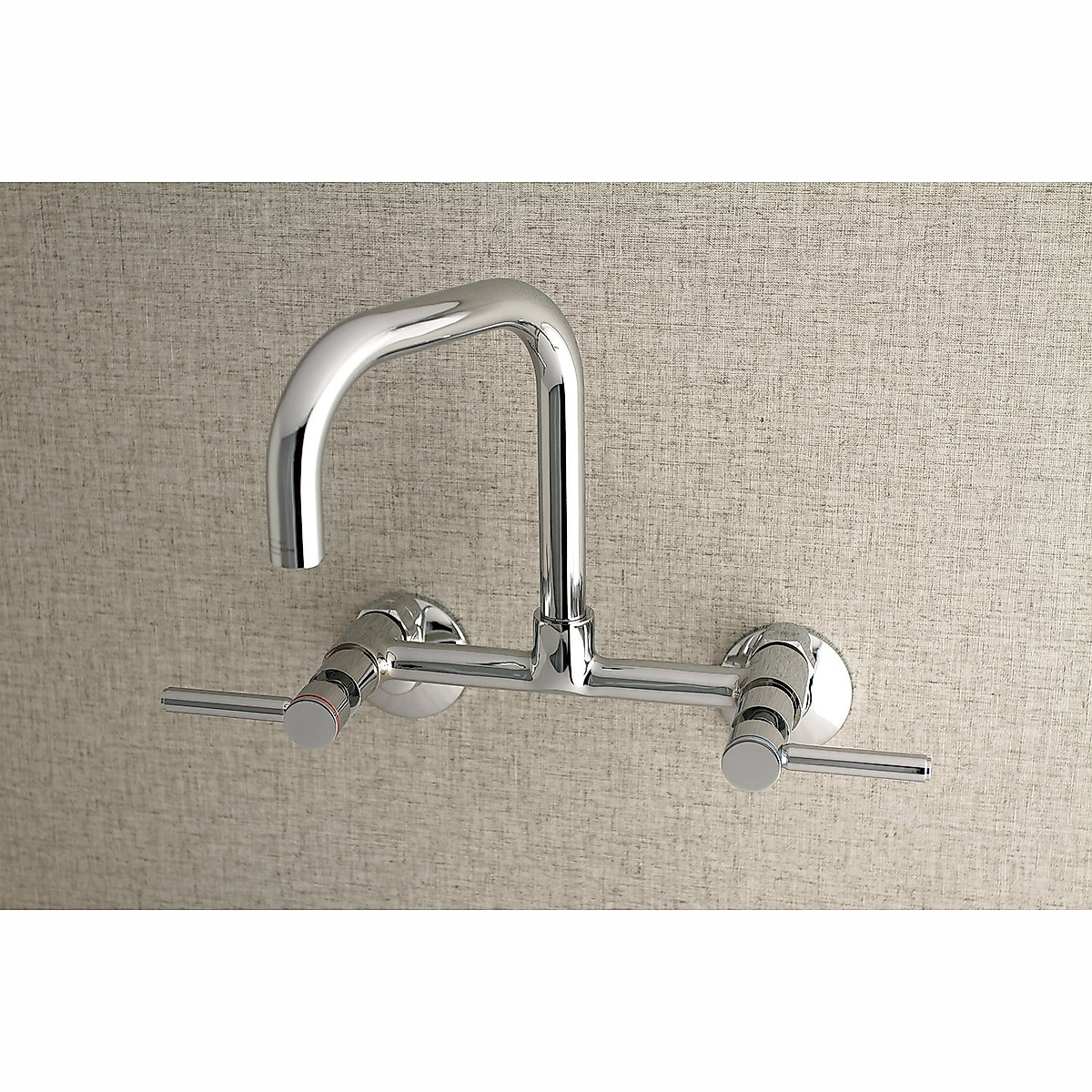 Kingston Brass KS813C Concord Kitchen Faucet, 6-11/16" in Spout Reach, Polished Chrome