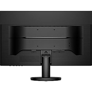 HP V24 FHD 1920x1080 Monitor Bundle with HDMI, FreeSync, Low Blue Light, and Mini Bluetooth Speaker for Professional Sound, Built-in Microphone and Remote Shutter for Photos