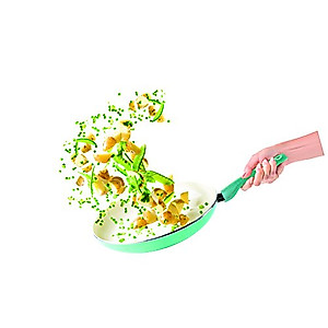 GreenPan Rio 12" Ceramic Non-Stick Open Frypan, Turquoise -