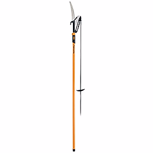 Fiskars 12 Foot Extendable Pole Saw & Pruner, Orange (393951-1001)