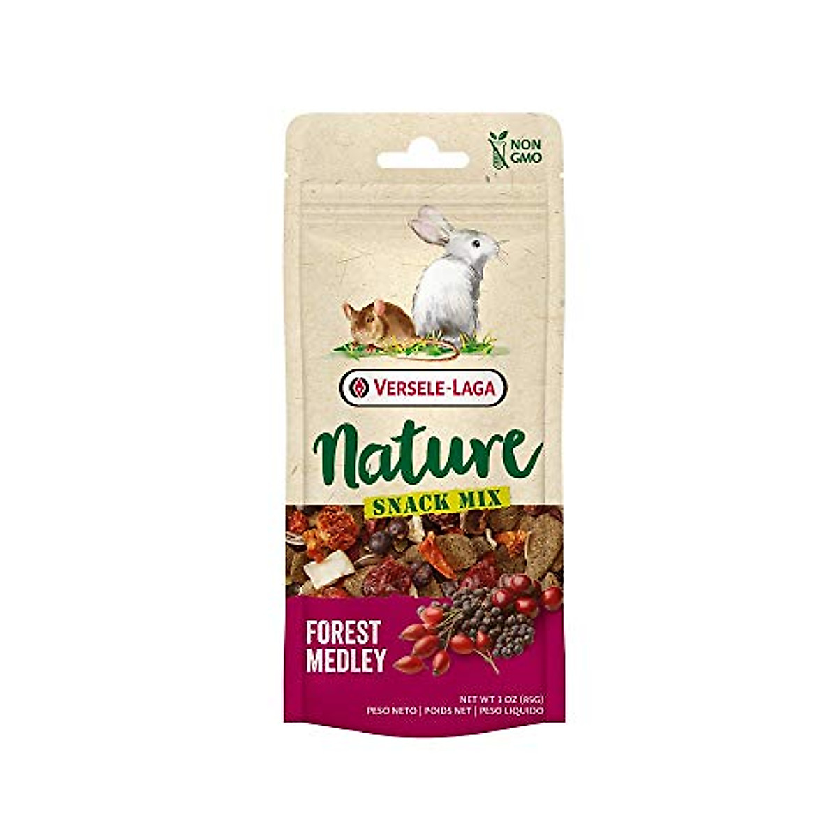 Versele-laga Nature Snack Mix Forest Medley Treats for Rabbit, 3 oz.