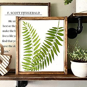 Large Leaf Stencils for Painting (12x16 Inch) - Wall Stencils for Painting Large Pattern – Stencils for Painting on Walls, Furniture & Art –Scrapbooking Tropical Stencil Vinyl -Incl. Palm Leaf Stencil