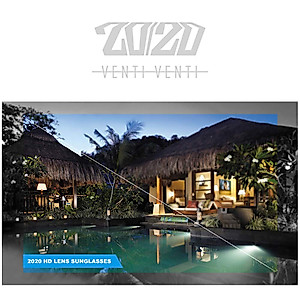 2020 VentiVenti Retro One Piece Square Rimless Frame Sunglasses Anti Reflective Fashion For Women Pink Revo Lens