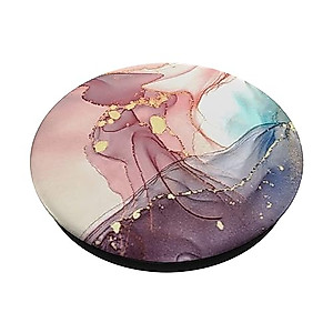 Colorful Blue Gray Illustration Pattern Phone Popper PopSockets Standard PopGrip