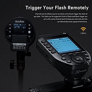 Godox XProII-C Wireless Flash Trigger for Canon Camera, XPro-C Upgrade Version, 1/8000s HSS TTL Convert-Manual TCM Function Flash Transmitter Compatible with Canon EOS R5 5D Mark III 7D 6D 80D