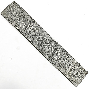PAL 2000 KNIVES DAM-8705 Custom Handmade Damascus Steel Billets for Knife making 12 Inch Raindrop Pattern