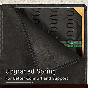 Okeysen Nursery Rocking Chair with Ottoman,Upholstered Rocker Chair Glider Chair for Nursery,Nursing Chair with Footrest,Mid Century Modern Accent Armchair for Nursery Bedroom Living Room