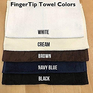 Custom Tennis Towel 11 x 18 inch Fingertip Size